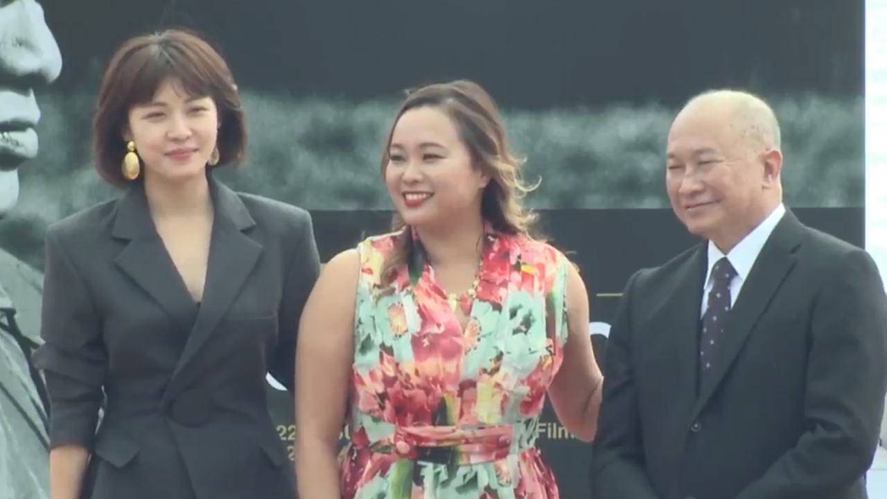 [영화][22nd BIFF] ‘맨헌트’ 오우삼 감독X하지원 “찾아준 팬들께 감사해” | YTN