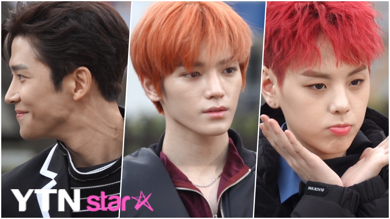 [방송][Y영상] NCT U-SF9-RAINZ, ‘열일하는 잘생김’ (뮤직뱅크 출근길) | YTN