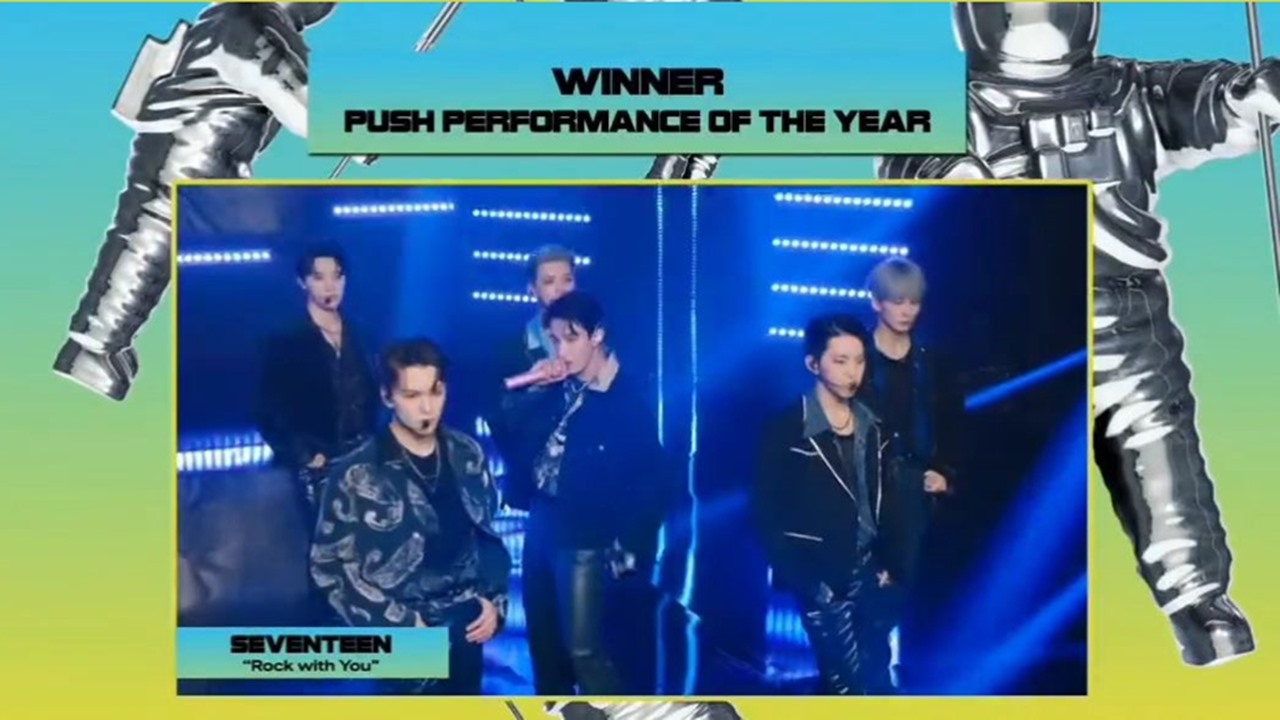 [가요]세븐틴, 美 ‘MTV VMA’서 ‘올해의 PUSH 퍼포먼스’ 수상 | YTN