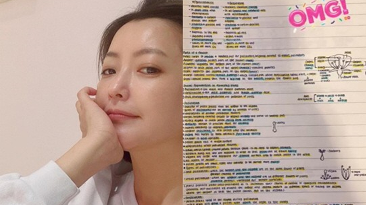 [방송]김희선, 중1 딸 필기 노트 보고 "OMG"...손글씨 맞아? | YTN