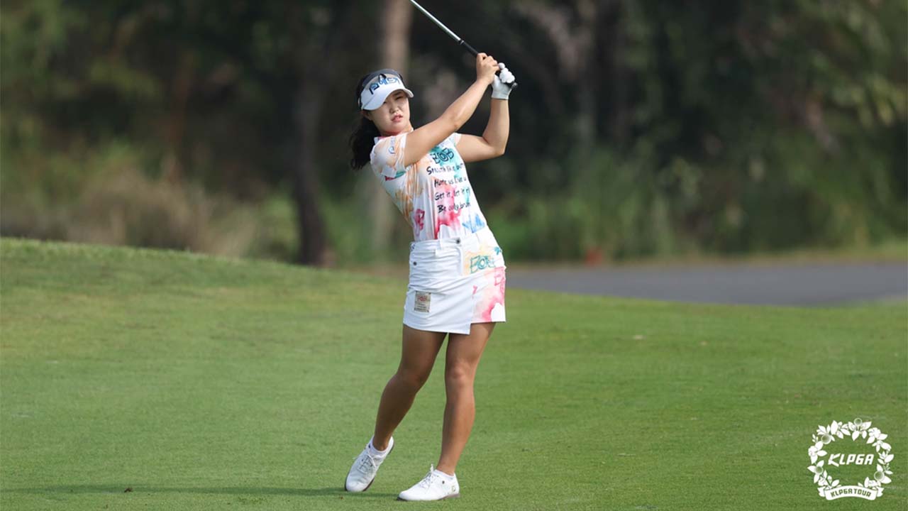 [스포츠]고지우 마다솜 KLPGA 'PLK 퍼시픽링스코리아 챔피언십' 1R 공동 선두 | YTN