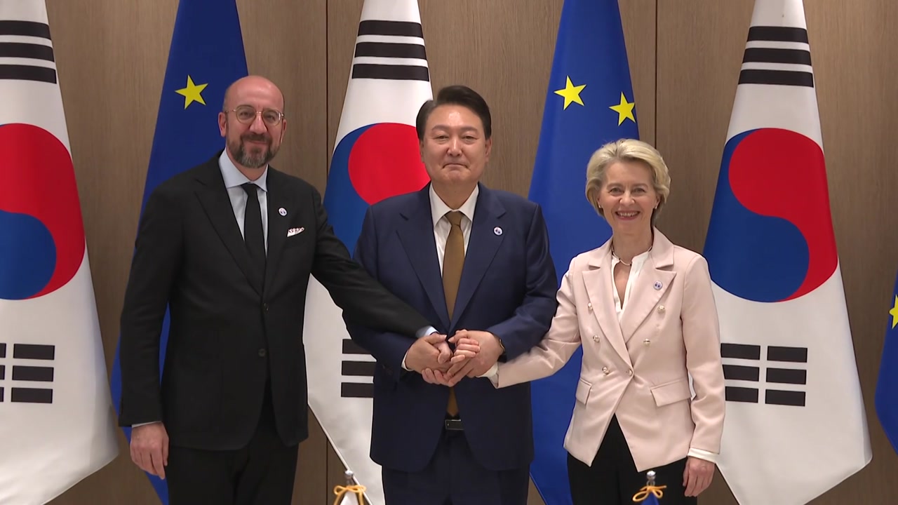 [정치]한·EU 정상회담..."외교장관 전략대화 신설하기로" | YTN