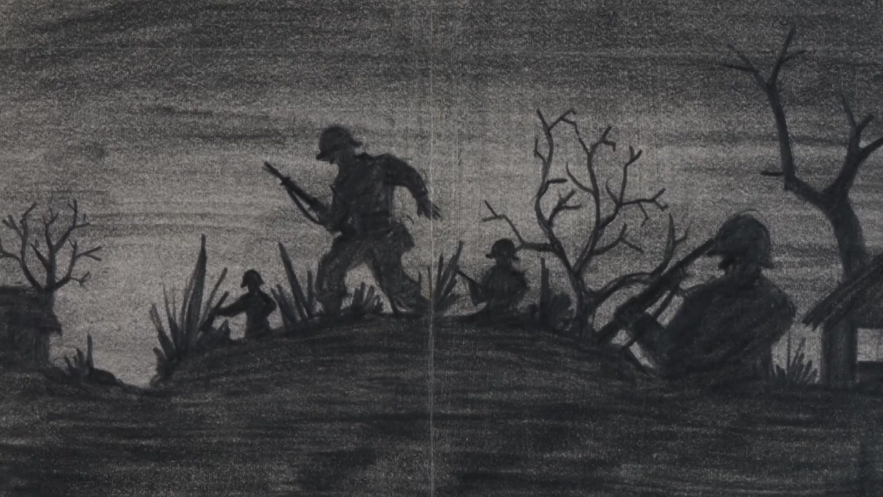 [문화]美 병사가 그린 6·25전쟁 참상...70여 년 만에 첫 전시 | YTN