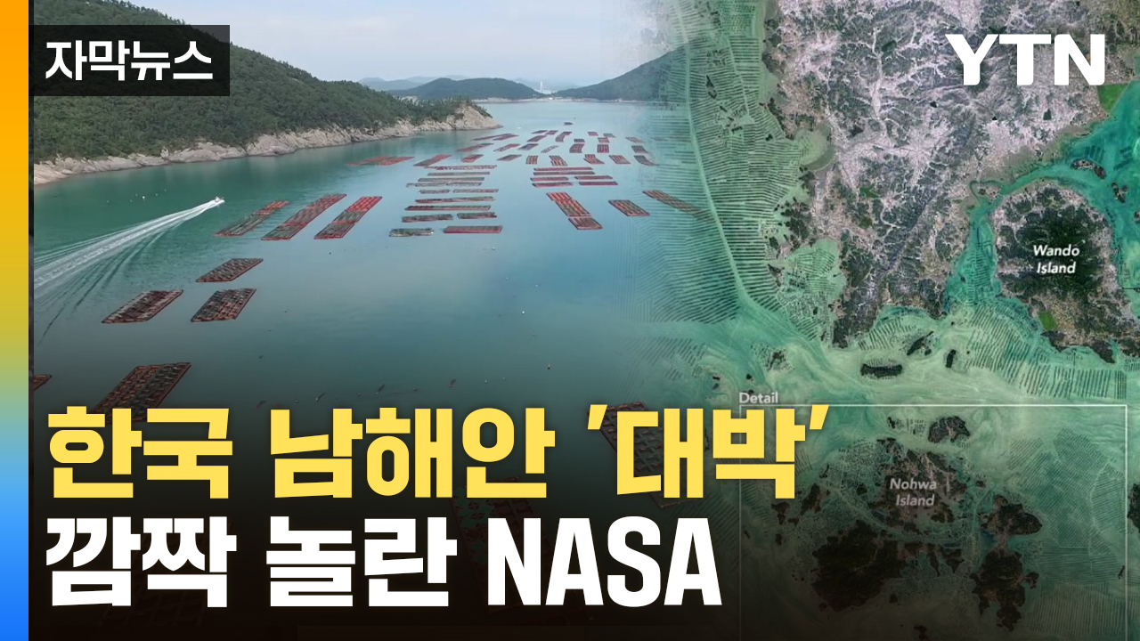 [자막뉴스] "이런 바다가 없다"...NASA도 감탄한 남해안의 보물 | YTN