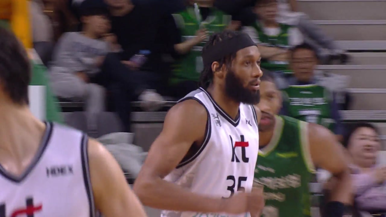 [스포츠]'배스 43점·9리바운드' kt, 선두 DB 제압 | YTN