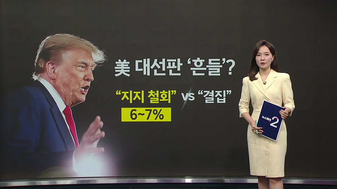 [국제]美 대선판 '흔들'..."지지 철회" VS "결집" [앵커리포트] | YTN