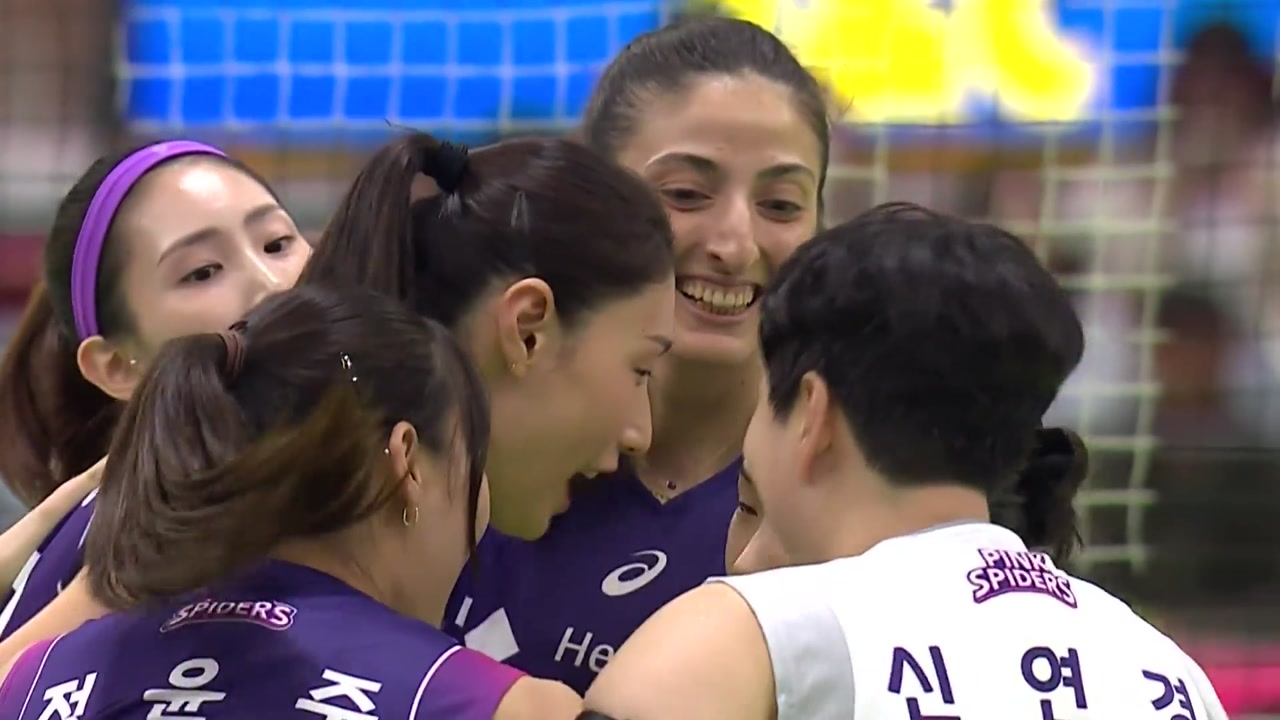 [Sports]'Kim Yeon-kyung 16 points' Heungkuk Life defeated Hyundai Engineering & Construction to ...