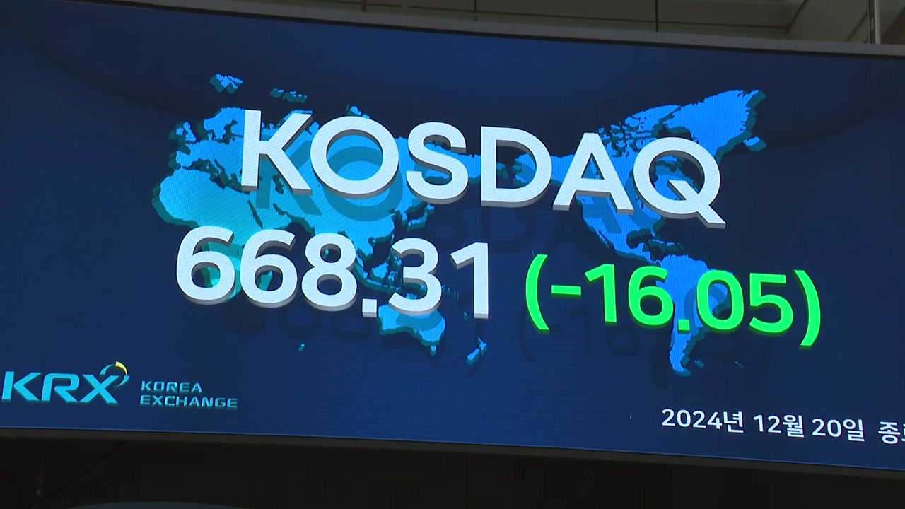 [Economy]KOSPI's 2,400-point KOSDAQ 670-point collapse on 'foreign ...