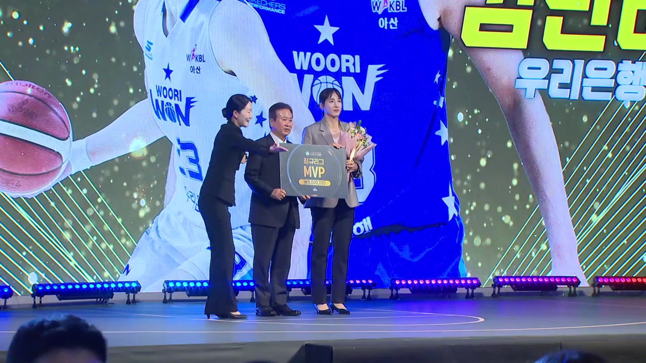 [스포츠]김단비, WKBL 역대 6번째 '만장일치' 정규리그 MVP...8관왕 등극 | YTN