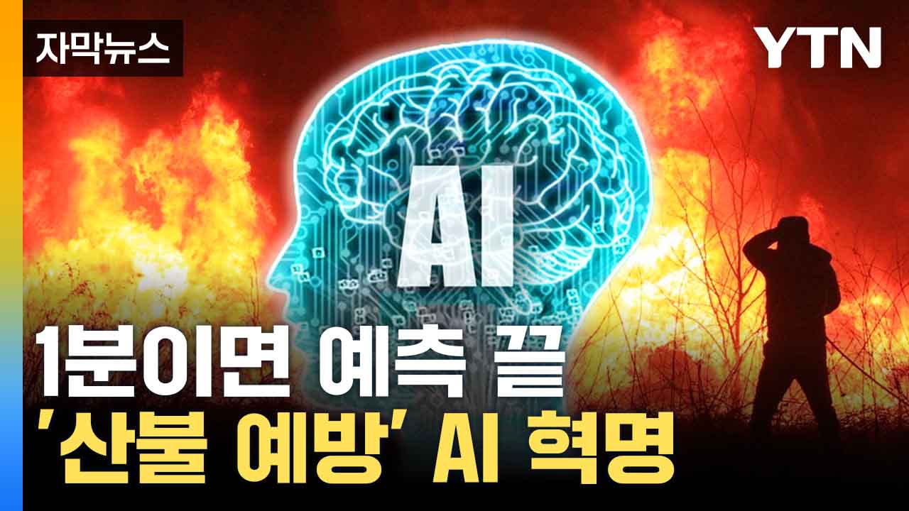 [자막뉴스] 산불 위험 1분이면 파악...AI로 정확한 예측 | YTN