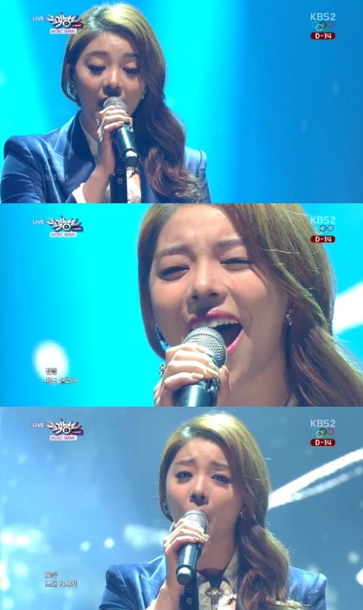 [방송]'뮤직뱅크' 에일리, 매력지수 한층 업…AOA 유나 피아노반주 | YTN