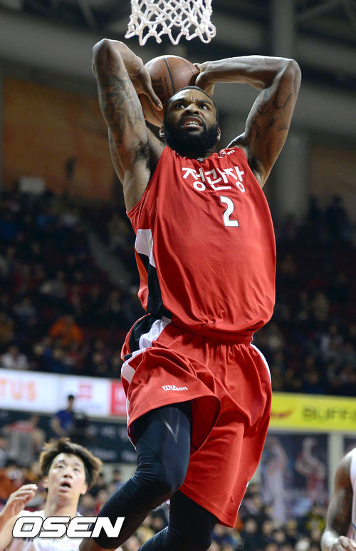 [스포츠종합][사진]KGC 에반스,'강력한 덩크슛' | YTN