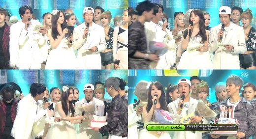 [방송]‘인기가요’ 민아-현우 MC 하차 소감 “행복했다, 감사했다” | YTN