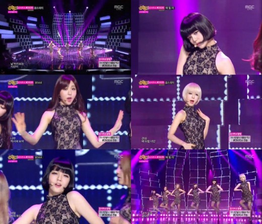 [방송]'음악중심' AOA, 아찔 시스루 의상…섹시 매력↑ | YTN
