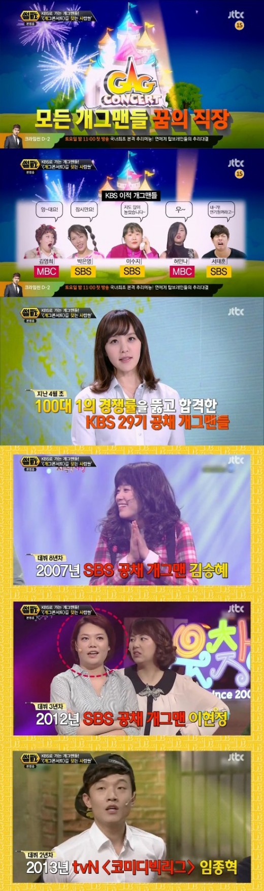 [방송][TV줌인] ‘썰전’ 개그맨 꿈의 직장이 KBS2 ‘개그콘서트’가 된 이유 | YTN