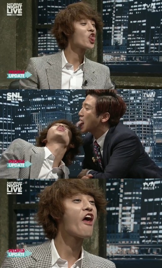 [방송]‘SNL 코리아’ 정준영vs유세윤, 충격의 ‘혀 개그’ 대결 ‘경악’ | YTN