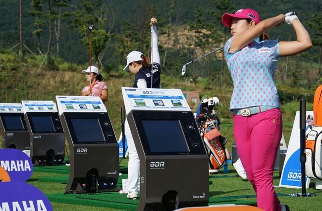 [스포츠종합]GDR, KLPGA 한화금융클래식 드라이빙레인지에 설치 | YTN