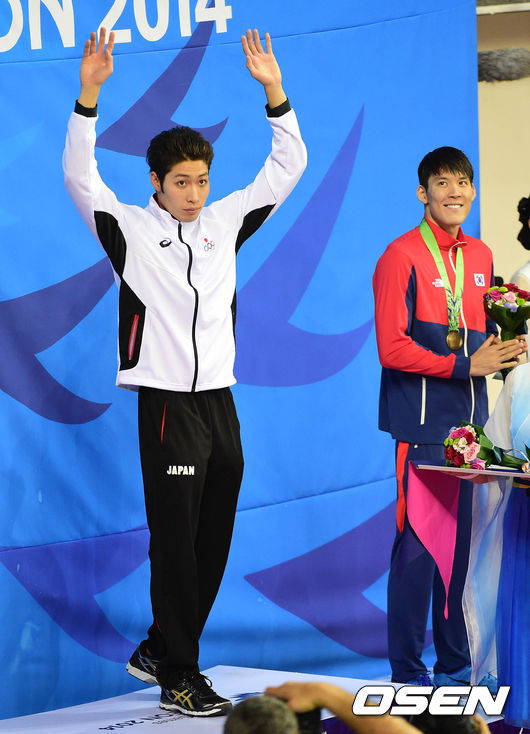 [아시안게임][AG 수영] 박태환 꺾은 하기노, “팰프스가 롤모델” | YTN