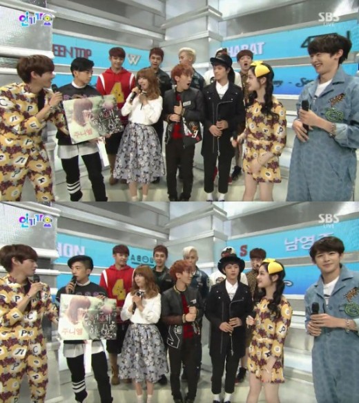 [방송]‘인기가요’ 2PM 우영, 주니엘 목소리에 “빠져들 것 같다” | YTN