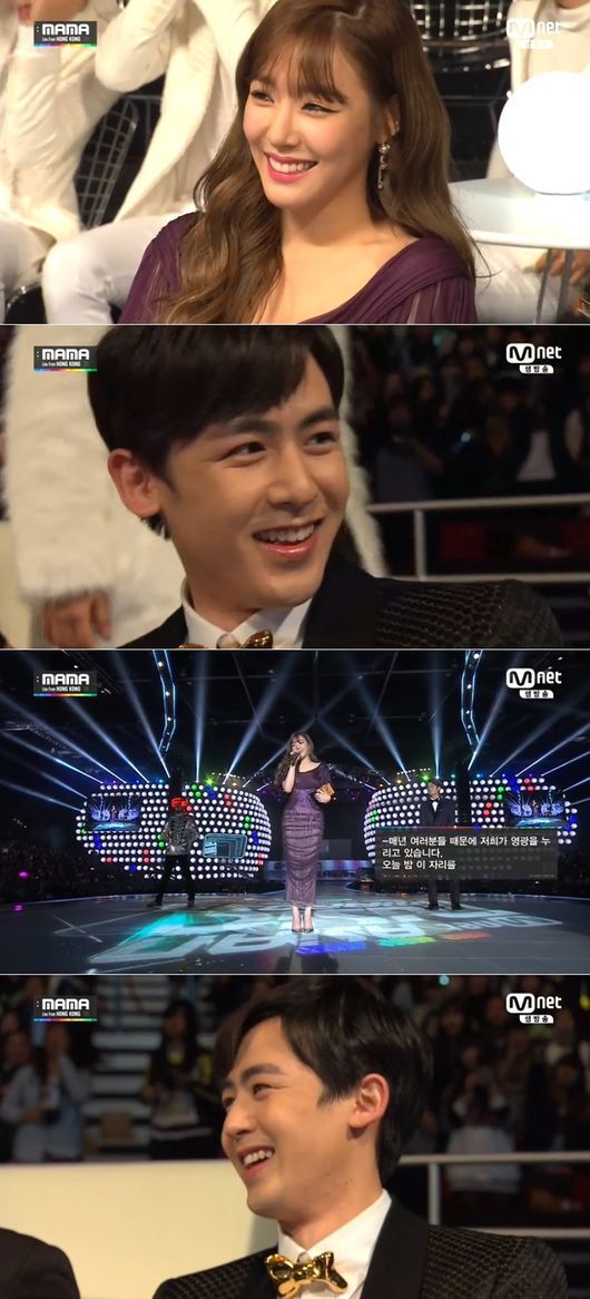 [음악]‘2014 MAMA’ 태티서, K팝 팬 초이스 수상..닉쿤 '미소' | YTN