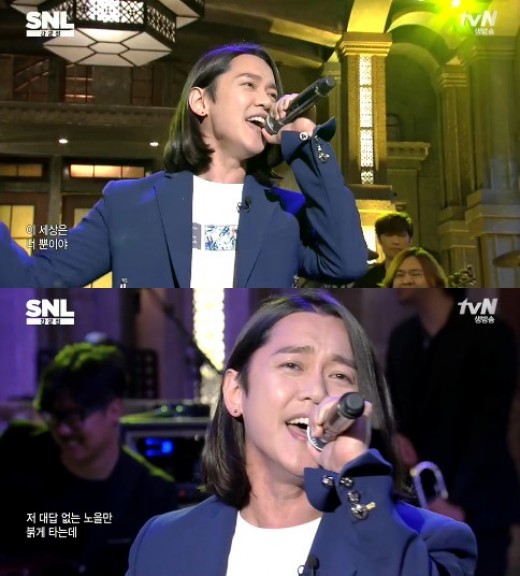 [방송]'SNL코리아' 강균성, 이문세 '붉은 노을'로 오프닝…역시 가수 | YTN