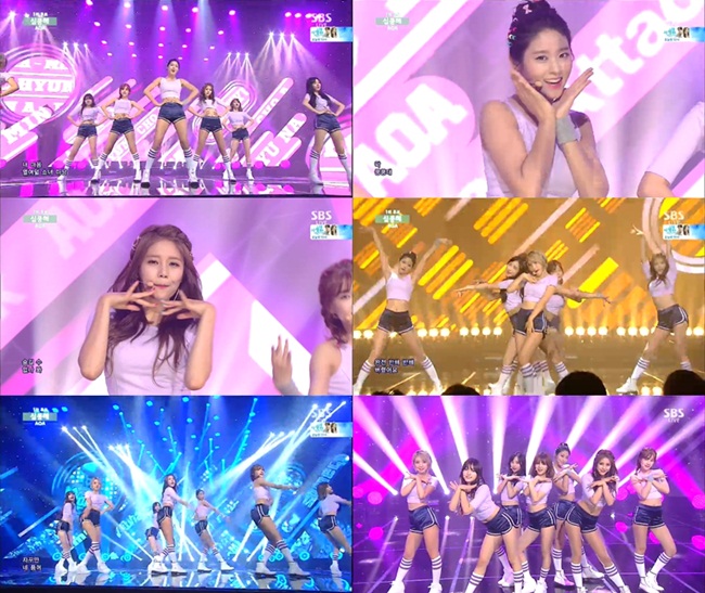 [방송]'인기가요' AOA, 남심 저격하는 사랑스러움 결정체..'심쿵해' | YTN