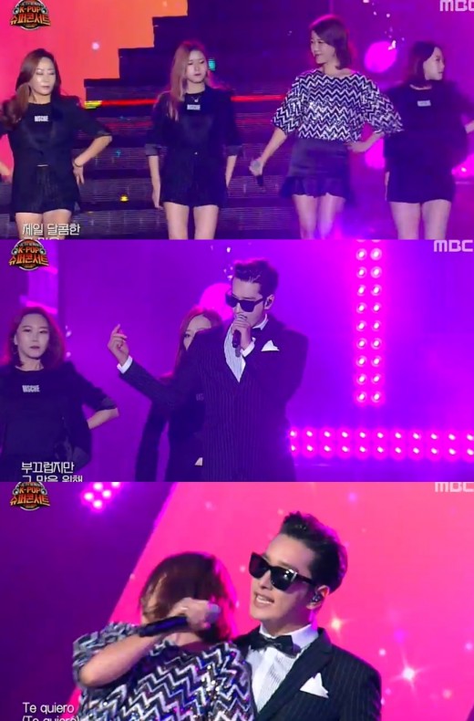 [방송]'DMC 페스티벌' 백지영, 찬성과 '아찔한 내귀에 캔디' | YTN