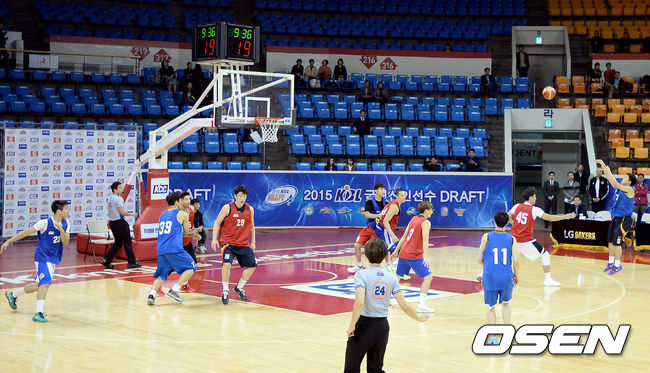 [스포츠종합][사진]'2015 KBL 신인선수 트라이아웃' | YTN