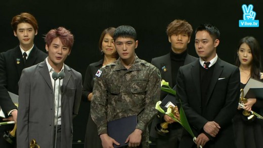 [방송]‘2015 대중문화예술상’ JYJ “셋 뭉친 오랜만의 공식행사, 감사하다” | YTN