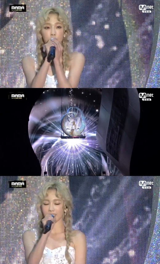 [방송][2015 MAMA] 소녀시대 태연, '요정' 연상케 하는 순수 무대 | YTN