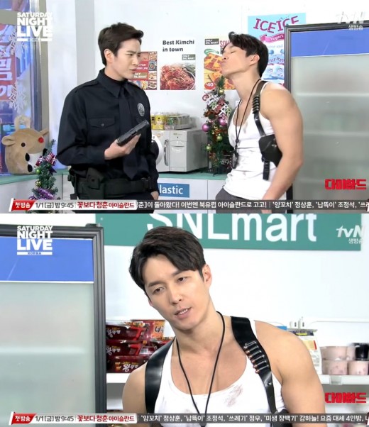 [방송]'SNL6' 심형탁, 민소매+직각어깨 '남성미' 폭발 | YTN