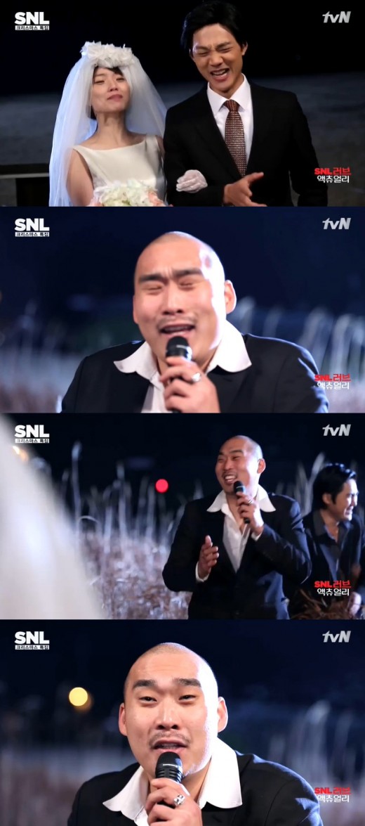 [방송]'SNL6' 손진영,'러브 액츄얼리' 패러디 깜짝 등장 | YTN