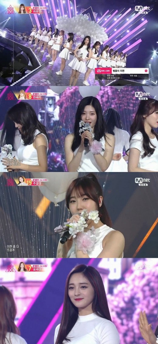 [방송]봄과 함께 끝나는 '프로듀스101', '벚꽃이 지면' | YTN