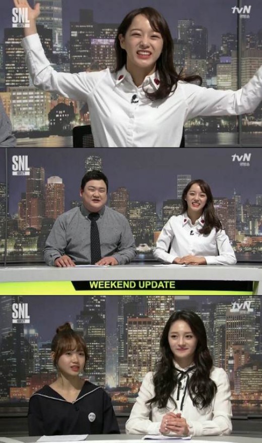 [방송]'SNL7' 김세정, 전효성 자리 꿰찬 일일 앵커 ‘고정 가나요’ | YTN