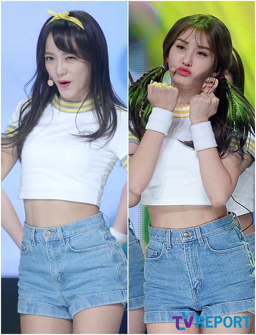 [음악][T포토-Lab] 김세정-전소미 '이 구역 센터 미모는 나야!' | YTN