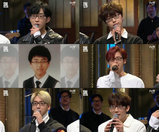 [방송]'SNL8' B1A4 전원 산들 안경 착용 ‘수능 만점자 포스’ | YTN