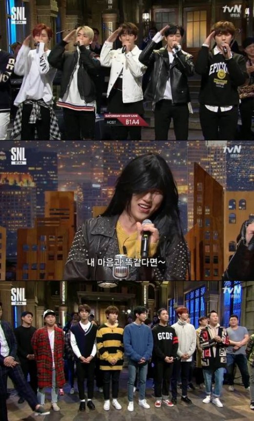 [방송]'SNL8' 초통령 B1A4, 오늘부터는 오빠라 부를게요[종합] | YTN