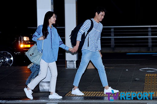 [방송][T포토-Lab] 오상진-김소영 '우리 결혼했어요~ 오늘부터 1일차 부부' | YTN