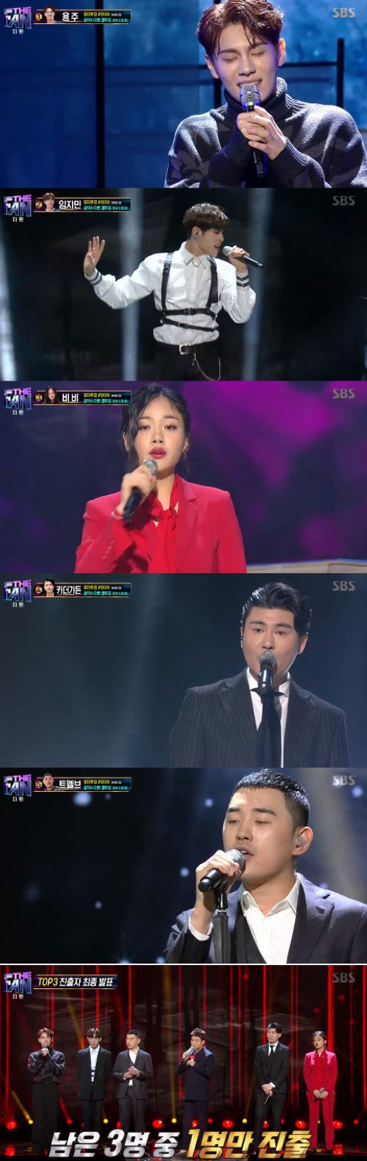 [방송]‘더 팬’ 비비X카더가든X임지민 TOP3진출...용주·트웰브 아쉬운 탈락 [종합] | YTN