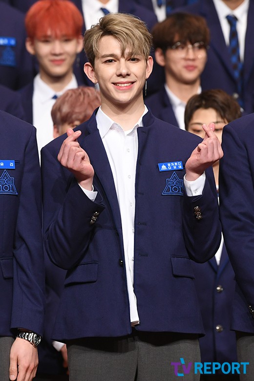 [방송][T포토] '프로듀스X101' 앙자르디 디모데, '한국 오디션 도전' | YTN