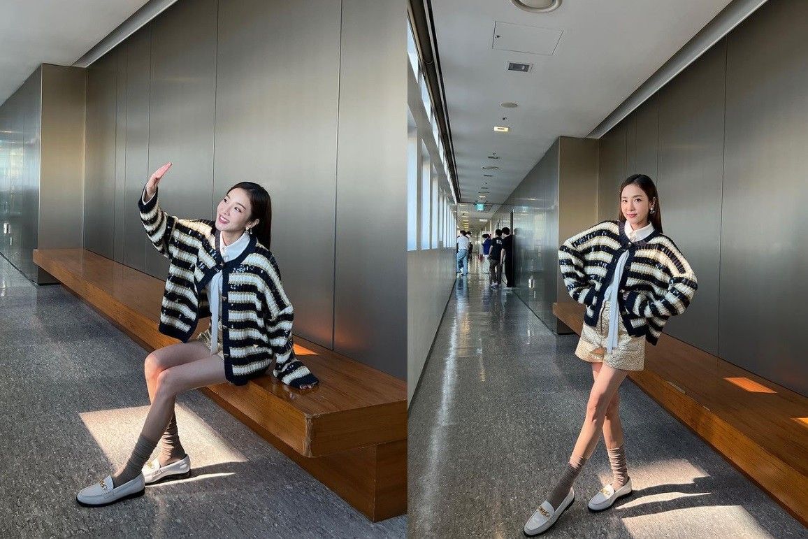 [방송]산다라박, 37kg 소식좌의 가녀린 매력... 쭉 뻗은 학다리[리포트:컷] | YTN