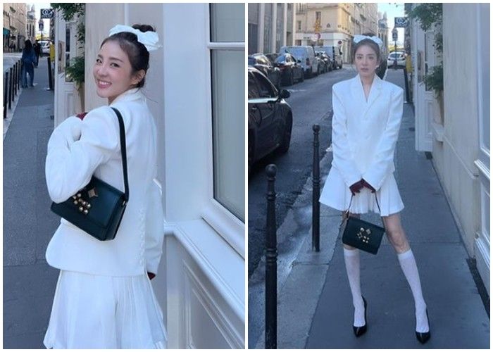 [방송]'37kg' 산다라박, 살아있는 인형 자태...늘씬한 팔다리 [리포트:컷] | YTN