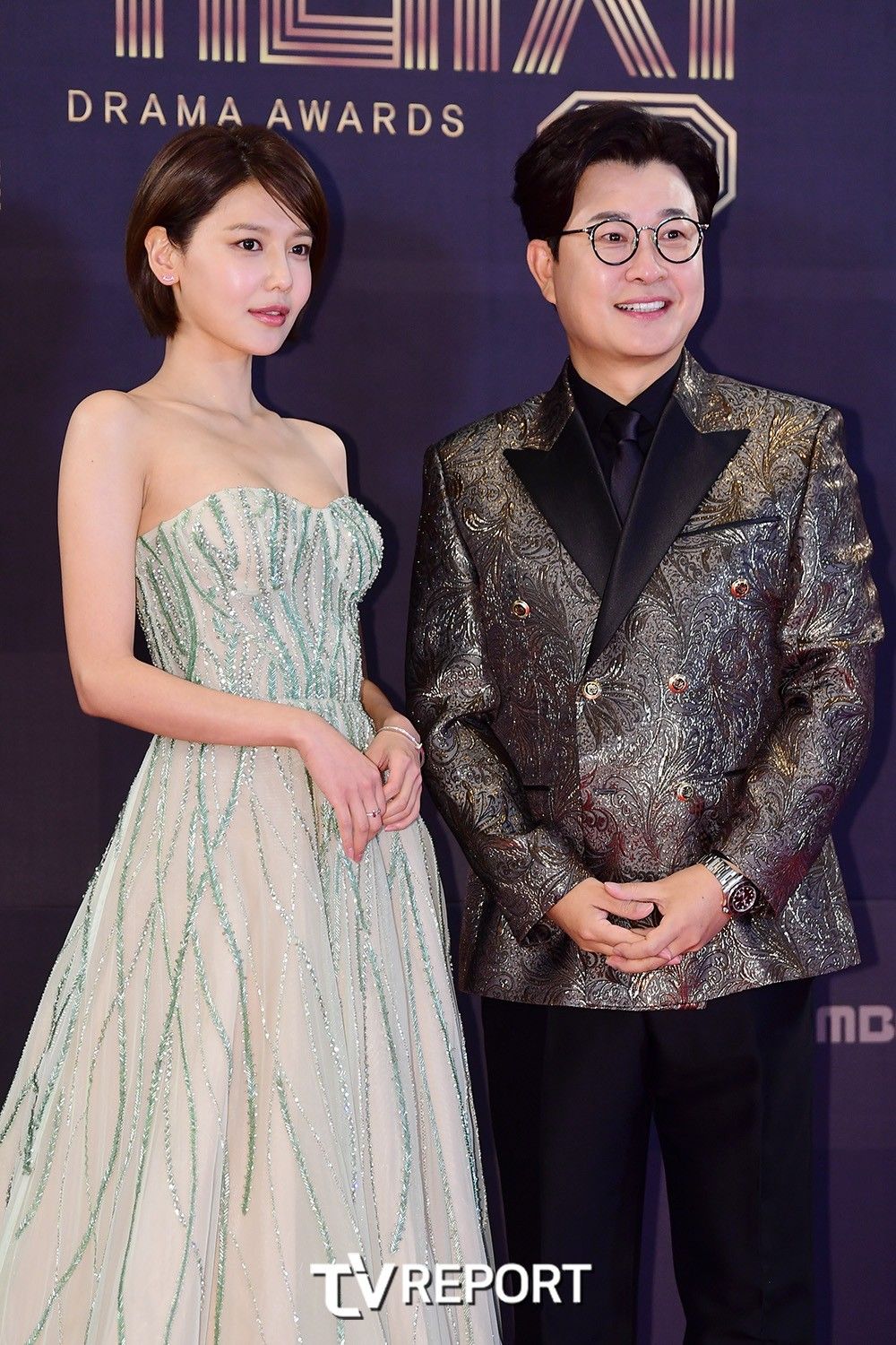 [방송][T포토] 수영-김성주 '연기대상 MC 호흡' | YTN